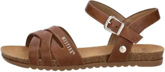 Mustang Femme, Chaussures, Brun, Taille: 42 EU Sandalen Plat