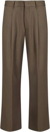 Nn.07 Pantalon droit en laine m&eacute;lang&eacute;e