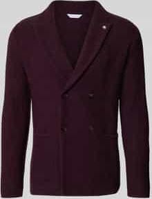 Manuel Ritz Regular Fit Cardigan mit Woll-Alpaka-Anteil in Strick-Optik