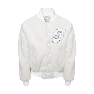 Family Fir$t Milano Family First, Homme, Vestes, Blanc, Taille: M Varsity Teddy