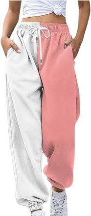 Generic Pantalons De Surv&ecirc;tement Femme Large D&eacute;t&eacute; Long Pants Casual Comfy &Eacute;lastique Streetwear Mode L&eacute;ger Surv&ecirc;tement Relax Fit Stretch Taille Haute 2026 Pant