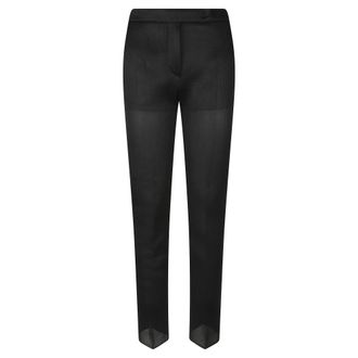 Max Mara Schlank geschnittene Hose - - Trousers - Damen - Schwarzk - 2XS