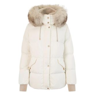 Moorer Femme, Vestes, Beige, Taille: 42 FR Doudoune matelass&eacute;e
