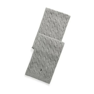 Polo Ralph Lauren &Eacute;charpe en laine et cachemire - Homme - Accessoires - Gris - Taille: ONE Size