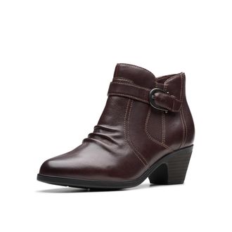 Clarks Damen Emily2 Opal Stiefelette, Dunkelbraun, 37.5 EU