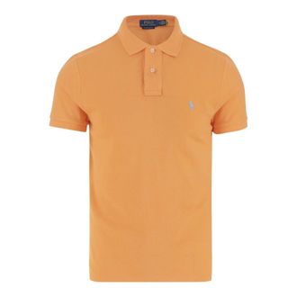 Polo Ralph Lauren Baumwoll-Polohemd mit Logo - - Tops - Herren - Orange - L