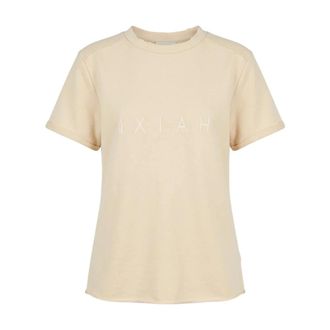 IXIAH Signature 2021 T-Shirt - - Tops - Damen - Beige - 2XS
