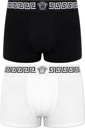 Versace Homme, Sous-v&ecirc;tements, Noir, Taille: 2XL Cotton-Jersey Briefs 2-Pack