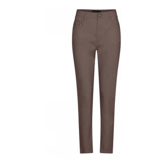 C.Ro Pantalon Classique Taupe 6009/440 Mod&egrave;le Suzanne - Femme - Pantalons - Brun - Taille: 38 FR