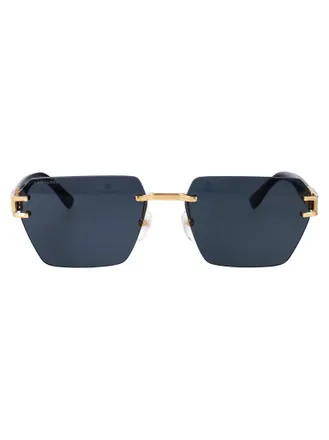 Dsquared2 Rimless Metal Frame Sunglasses - Rose gold