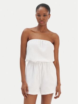 Seafolly Jumpsuit Crinkle 55537-PS Wei&szlig; Regular Fit