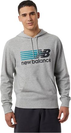 New Balance Homme, Sweatshirts et sweats &agrave; capuche, Gris, Taille: S Sweat Capuche Logo