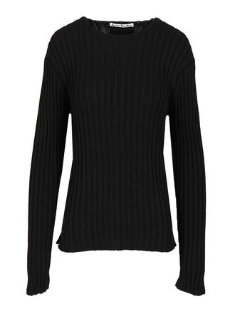Acne Studios Pull Col Rond - Noir