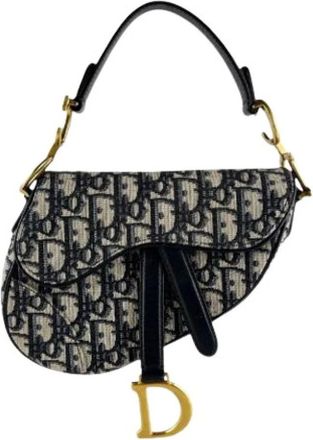 Dior Pre-owned Sacoche Vintage - Femme - Pre-owned - Bleu - Taille: ONE Size