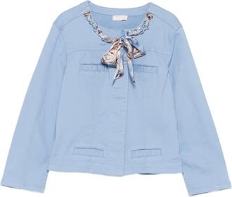 Liu Jo Femme, Vestes, Bleu, Taille: 42 FR Kate Jacket
