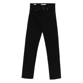 Levi's 724 High Rise Straight - - Jeans - Damen - Schwarzk - W31 L32