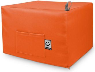 Happers Happers - Pouf Lit Confort Orange Unique Orange
