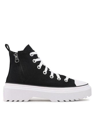 Converse Sneakers aus Stoff Chuck Taylor All Star Lugged Lift Hi A03011C Schwarz