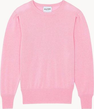 Kujten Pull cachemire manches ballons col rond - Pull Anouk