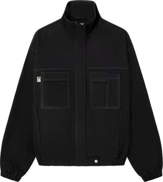 Carrera veste zipp&eacute; &agrave; patch logo - Noir