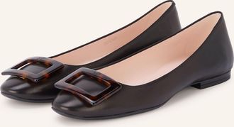Roger Vivier Ballerinas Gommettine schwarz