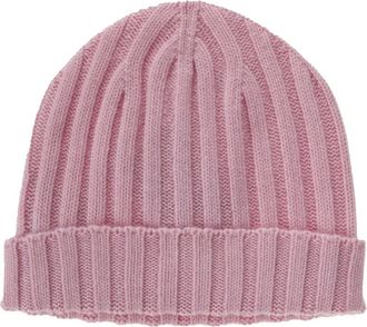 Alpha Industries bonnet en cachemire à design côtelé - Rose