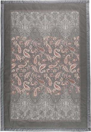 Bassetti MONNALISA Plaid aus 100% Baumwolle in der Farbe Grau G1, Maße: 135X190 cm - 9333431