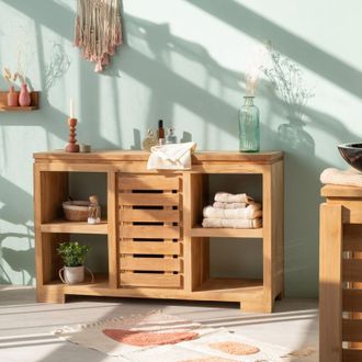 Wanda Collection Wanda Collection - Meuble bas de rangement en teck massif 120 cm