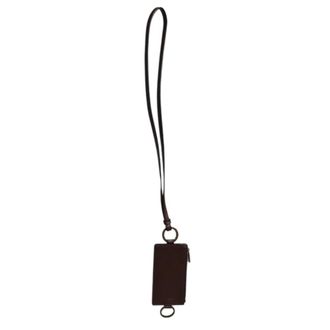 Dolce & Gabbana unisex, Accessoires, Brun, Taille: ONE Size Porte-cartes Marron en Cuir avec Logo