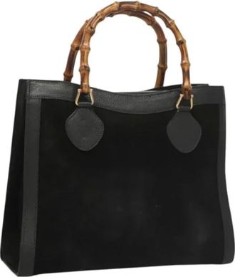 Gucci Pre-owned Daim sacs-gucci - Femme - Pre-owned - Noir - Taille: ONE Size