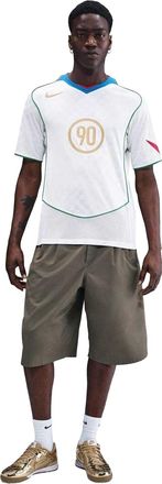 Nike Total 90 Energy Fu&szlig;ball Trikot f&uuml;r Herren/Damen Unisex (Wei&szlig;/Blau)
