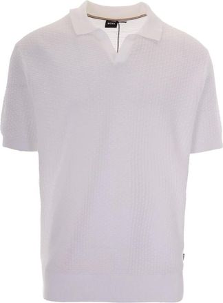 HUGO BOSS Homme, Tops, Blanc, Taille: S Polo Chemises