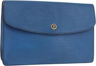 Louis Vuitton Pre-owned Epi Leather Clutch - Femme - Pre-owned - Bleu - Taille: ONE Size