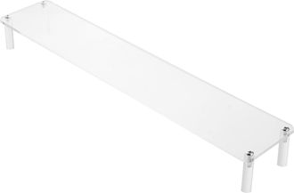 NUOBESTY Acryl Ausstellungsst&auml;nder Transparent 40X8cm Spielzeugmodell Regal Aufbewahrungsdisplay f&uuml;r Figuren und Sammlungen Vielseitiges Aufbewahrungsm&ouml;bel f&uuml;r