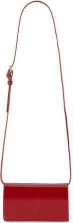 Kiton Femme, Sacs, Rouge, Taille: ONE Size Sac bandouli&egrave;re en cuir de veau Made in Italie