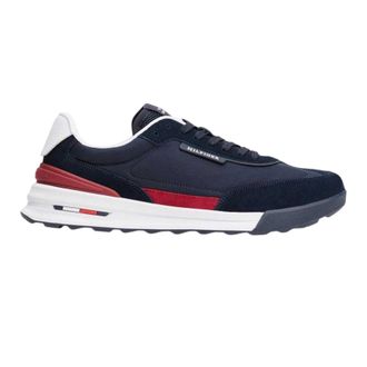 Tommy Hilfiger Retro Sneaker f&uuml;r Herren, Wildleder (Himmelblau)
