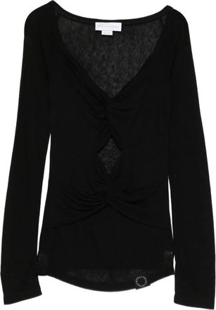 Stella McCartney Femme, Tops, Noir, Taille: 36 FR Candy Jersey Top