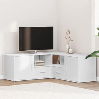 vidaXL Armoire dangle blanc 200x40x45 cm bois ding&eacute;nierie - Vidaxl