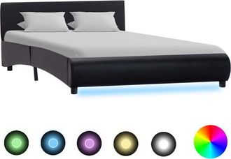 vidaXL Giroletto Con Led Nero In Similpelle 120x200 Cm - Vidaxl