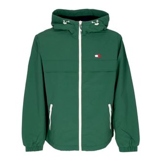 Tommy Hilfiger Gr&uuml;ner Windbreaker mit Rei&szlig;verschluss - - Jackets - Herren - Gr&uuml;n - XL