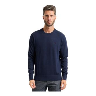 Tommy Hilfiger Blaue Pullover f&uuml;r M&auml;nner - - Knitwear - Herren - Blau - S