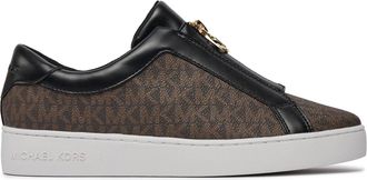Michael Kors Sneakers MICHAEL Michael Kors Keaton Zip Slip On 43R4KTFP2B Braun