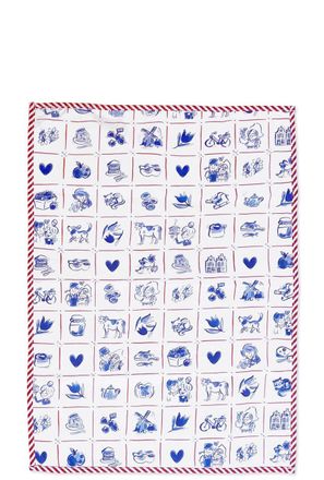 Blond Amsterdam Geschirrtuch - Delfts Blond Kollektion - Blau-weißes Design - Baumwolle - Praktisch & dekorativ - Geschenkidee