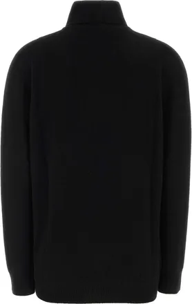 The Row Womens Black Cashmere Priit Sweater Exterior: T-Shirt T-shirts And Polos
