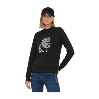 Karl Lagerfeld Femme, Sweatshirts et sweats &agrave; capuche, Noir, Taille: 40 FR SweaT-shirts