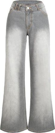 H&eacute;st Irina Wide Leg - - Jeans - Damen - Grau - M
