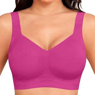 Generic Soutien-gorge push-up sans couture pour femme - Couverture compl&egrave;te confortable - Doux - Confortable - Soutien du dos - Soutien-gorge lissant le dos, 