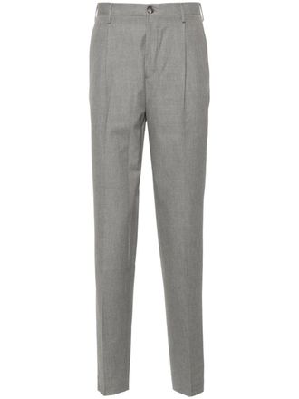Incotex Twill-Hose mit Tapered-Bein - Grau