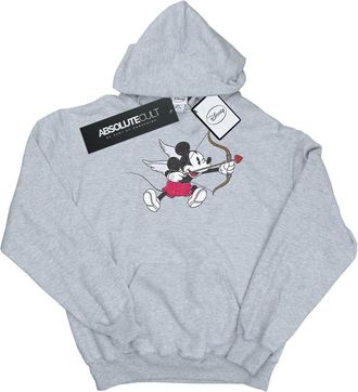Disney Mickey Mouse Love Cherub Kapuzenpullover f&uuml;r Damen (Grau)