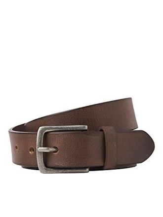 Jack & Jones JACK&JONES JACIAN LEATHER BELT, ceinture en cuir Homme, Brown Stone, 95